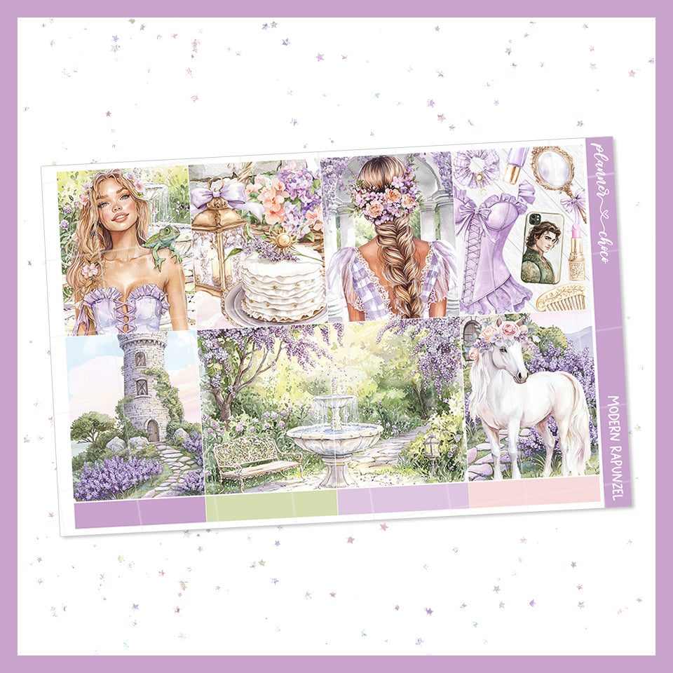 Modern Rapunzel / Weekly Kit – plannerchoco