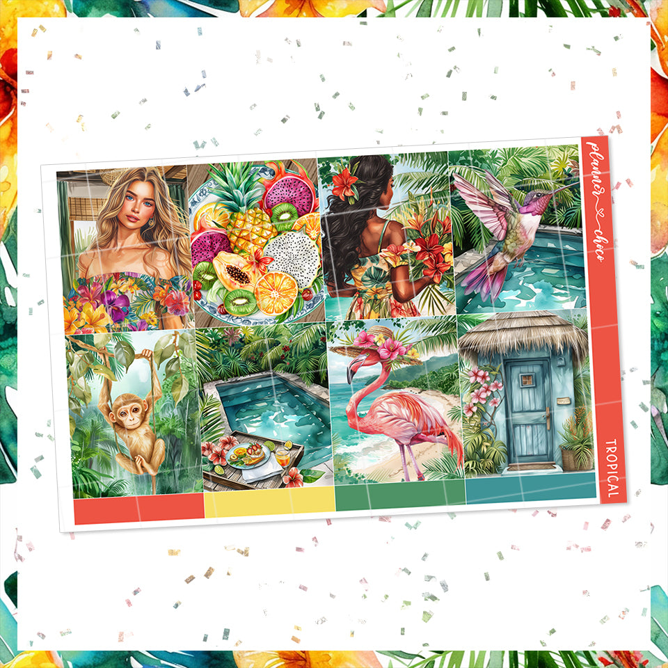 Tropical Heat / weekly kit – plannerchoco