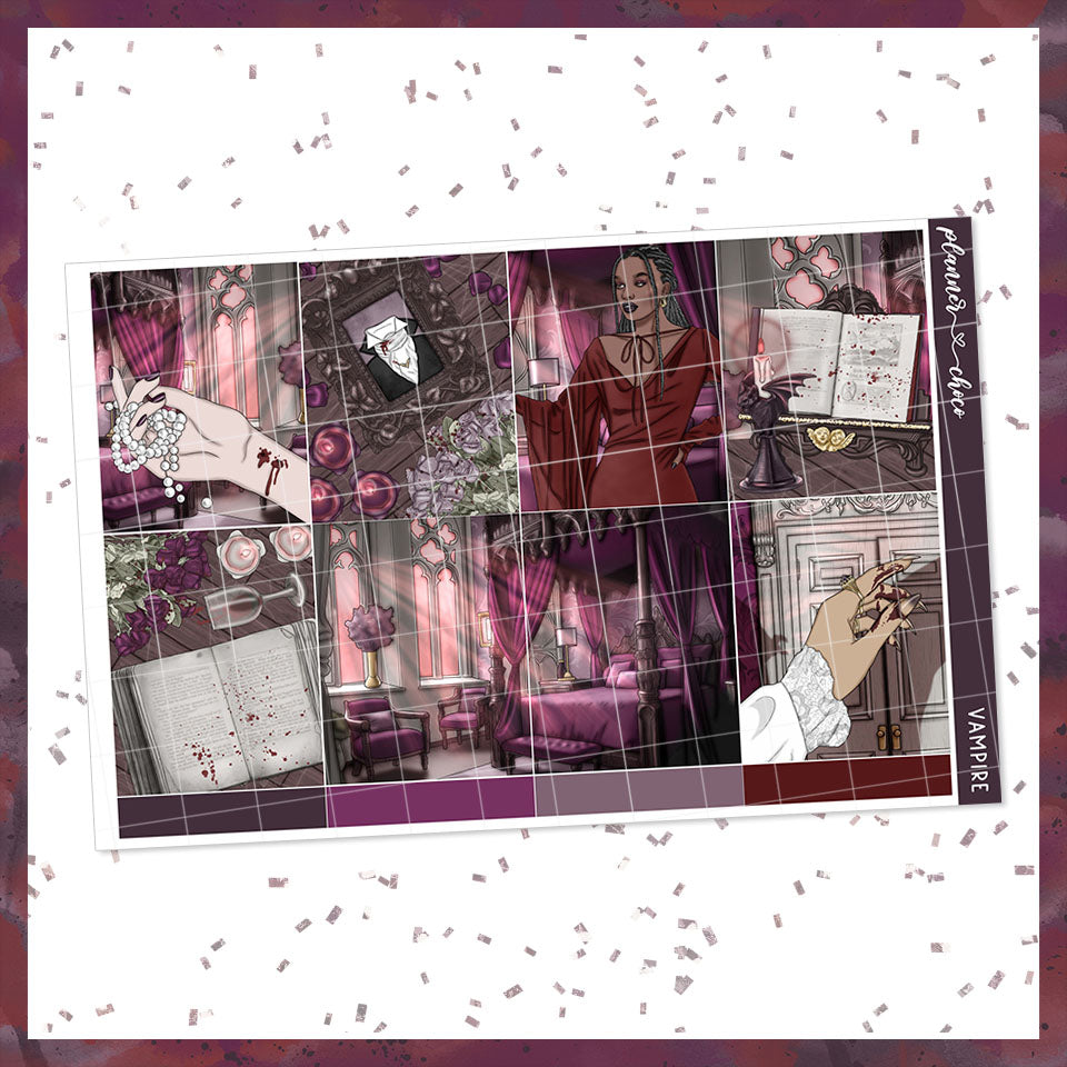 Vampire / weekly kit – plannerchoco