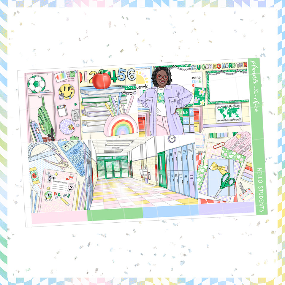 Hello Students / weekly kit – plannerchoco