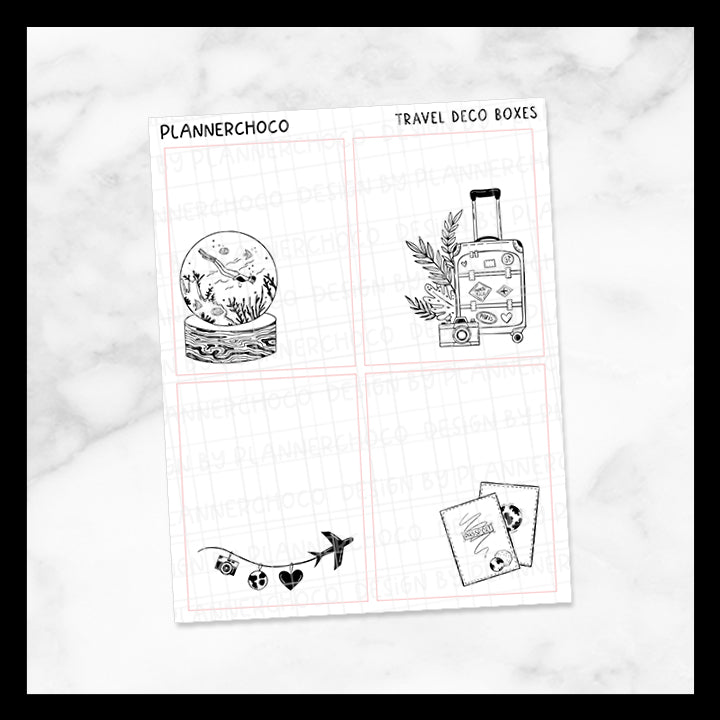 Travel / Deco Full Box 5.0 / Foiled – plannerchoco