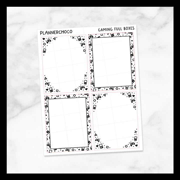 Gaming / Confetti Full Box 1.0 / Foiled – plannerchoco